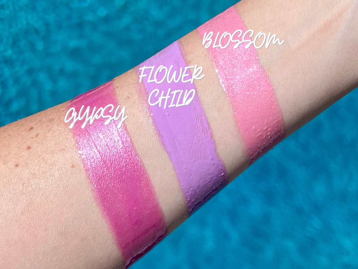 Flower Lipstick Swatches
