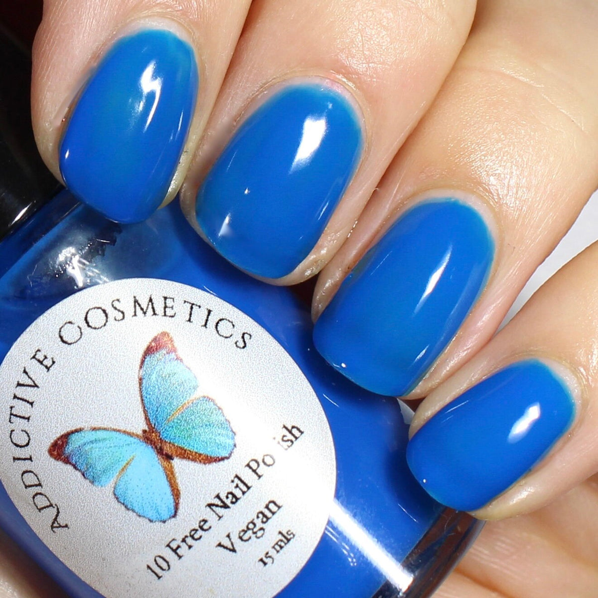 Bright Blue Nail Polish